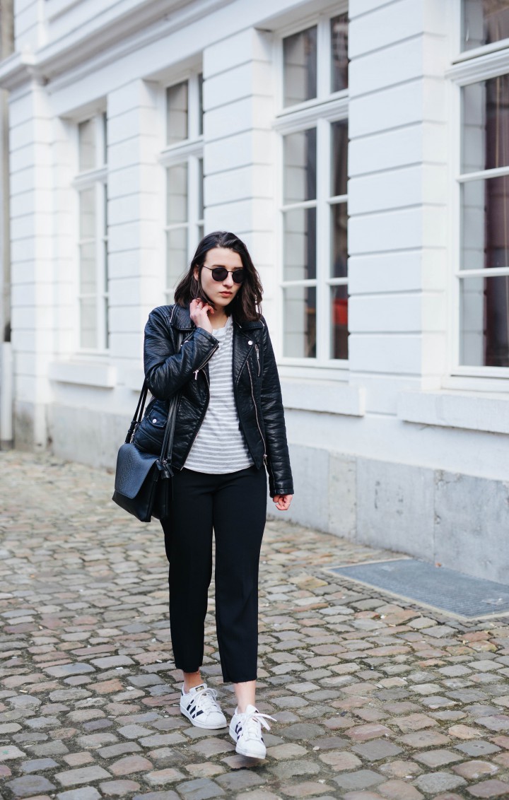 First Spring Outfit with Ace&Tate | Basic Apparel