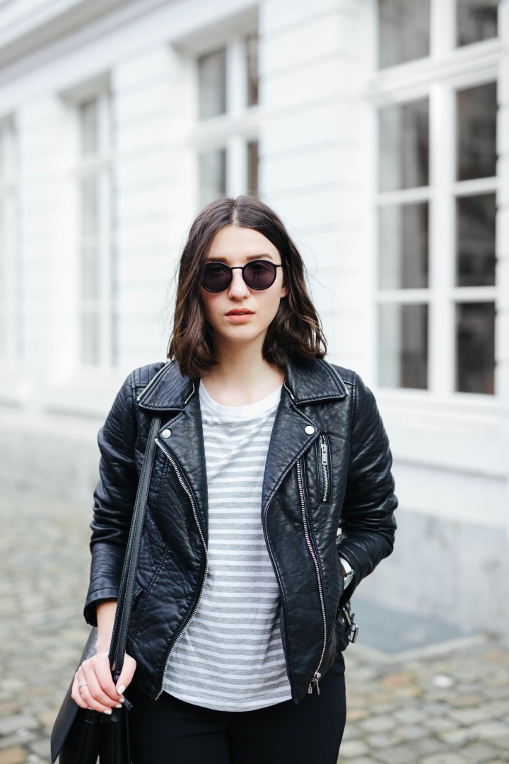 First Spring Outfit with Ace&Tate | Basic Apparel